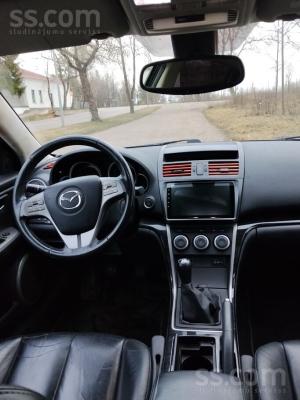 Blue Mazda 6 2009 in Daugavpils, with an engine capacity of 2.20 L and mileage of 385 thousand km for 2200 €, photo 8 on AUTOMOTO.COM.LV