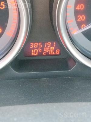 Blue Mazda 6 2009 in Daugavpils, with an engine capacity of 2.20 L and mileage of 385 thousand km for 2200 €, photo 9 on AUTOMOTO.COM.LV
