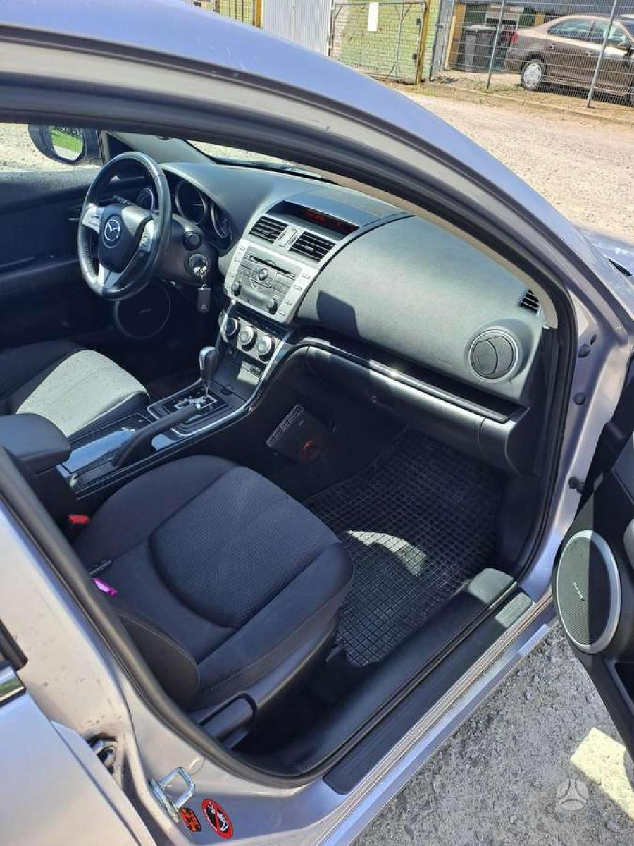 Blue Mazda 6 2009 in Radviliskis, with an engine capacity of 2.00 L and mileage of 210 thousand km for 3300 €, photo 12 on AUTOMOTO.COM.LV
