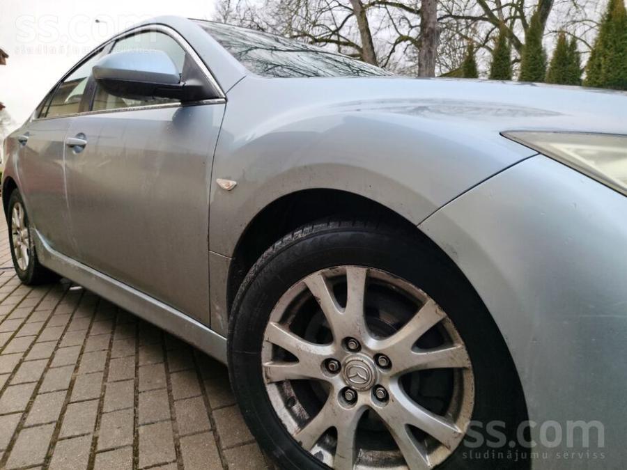 Blue Mazda 6 2011 in Saldus, with an engine capacity of 2.20 L and mileage of 411 thousand km for 1350 €, photo 12 on AUTOMOTO.COM.LV