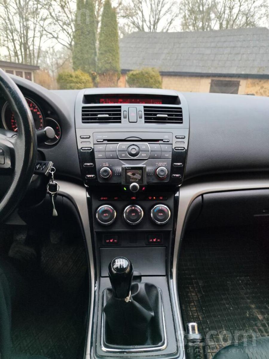 Blue Mazda 6 2011 in Saldus, with an engine capacity of 2.20 L and mileage of 411 thousand km for 1350 €, photo 14 on AUTOMOTO.COM.LV