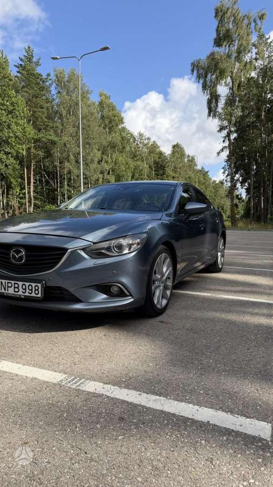 Zils Mazda 6 2013 Klaipėda, ar dzinēja tilpumu 2.19 L un nobraukumu 209 tūkst. km par 6900 €, foto 5 vietnē AUTOMOTO.COM.LV