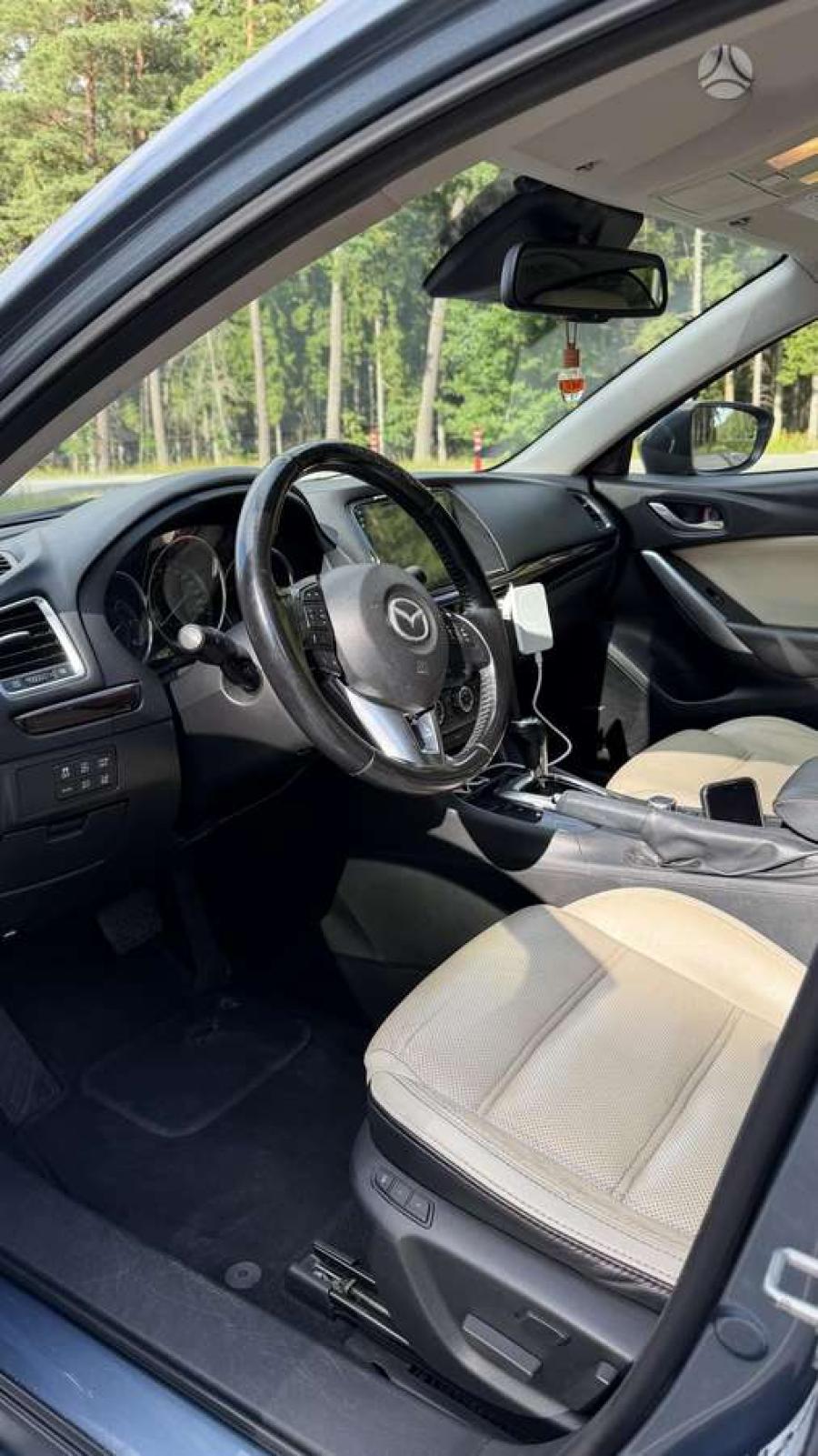 Zils Mazda 6 2013 Klaipėda, ar dzinēja tilpumu 2.19 L un nobraukumu 209 tūkst. km par 6900 €, foto 8 vietnē AUTOMOTO.COM.LV