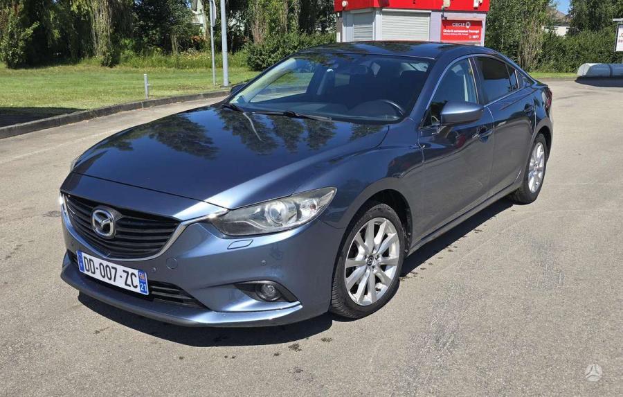 Zils Mazda 6 2014 Tauragė, ar dzinēja tilpumu 2.18 L un nobraukumu 195 tūkst. km par 4700 €, foto 4 vietnē AUTOMOTO.COM.LV