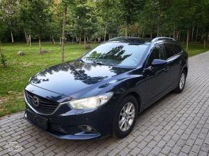 Zils Mazda 6 2014 Panevēža, ar dzinēja tilpumu 2.20 L un nobraukumu 300 tūkst. km par 3950 €, foto  vietnē AUTOMOTO.COM.LV