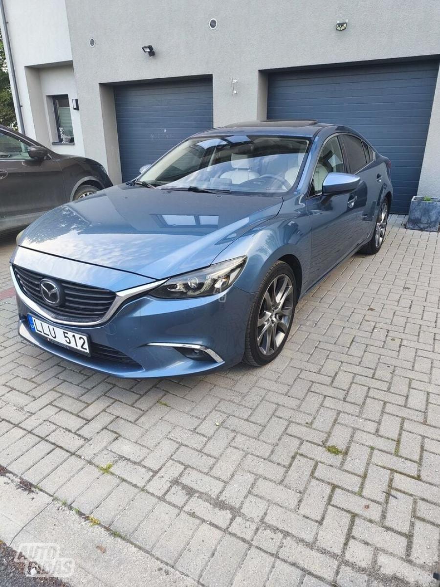 Zils Mazda 6 2016 Kauņa, ar dzinēja tilpumu 2.50 L un nobraukumu 192 tūkst. km par 10400 €, foto 1 vietnē AUTOMOTO.COM.LV