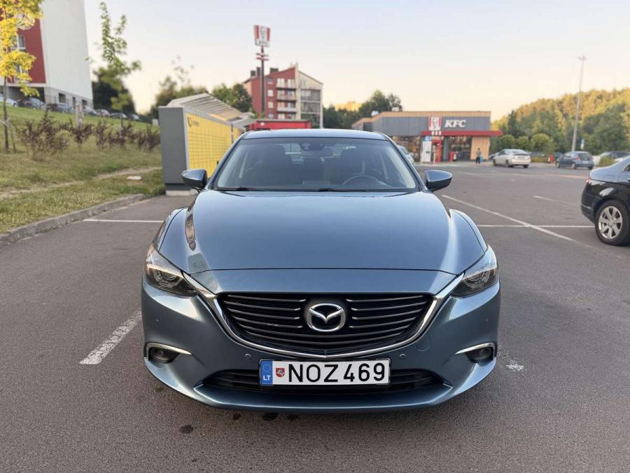 Blue Mazda 6 2016 in Vilnius, with an engine capacity of 2.19 L and mileage of 204 thousand km for 6950 €, photo 3 on AUTOMOTO.COM.LV