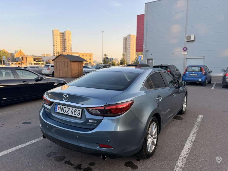 Blue Mazda 6 2016 in Vilnius, with an engine capacity of 2.19 L and mileage of 204 thousand km for 6950 €, photo 6 on AUTOMOTO.COM.LV
