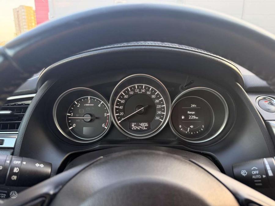 Blue Mazda 6 2016 in Vilnius, with an engine capacity of 2.19 L and mileage of 204 thousand km for 6950 €, photo 24 on AUTOMOTO.COM.LV