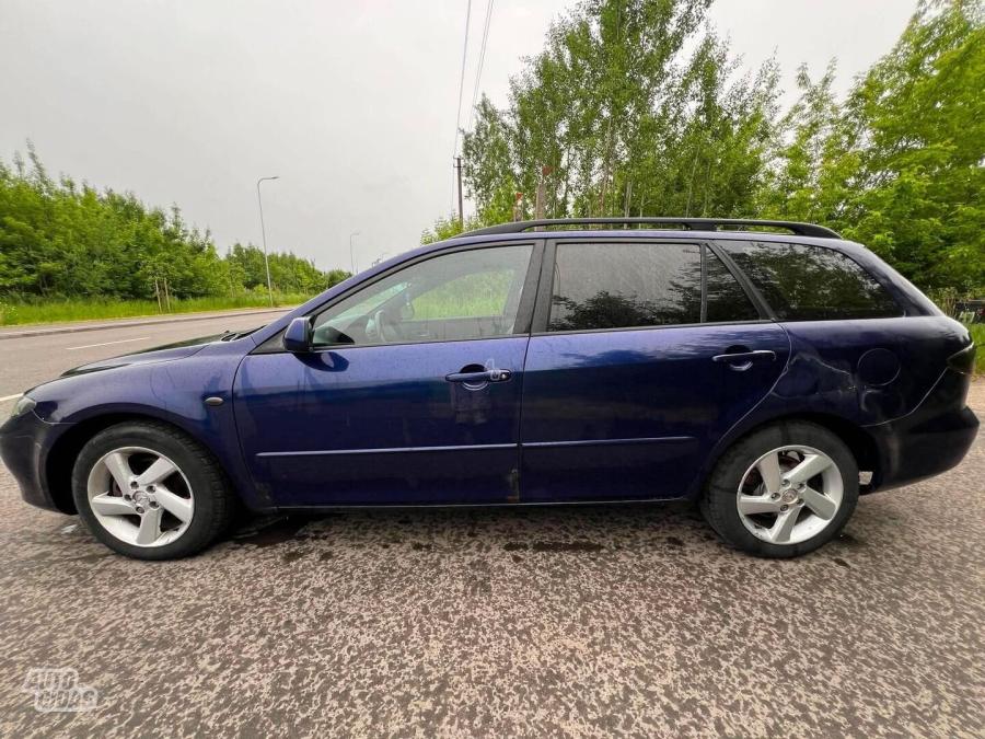 Blue Mazda 6 2003 in Panevezys, with an engine capacity of 2.00 L and mileage of 342 thousand km for 850 €, photo 3 on AUTOMOTO.COM.LV