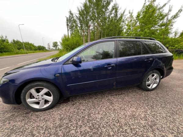 Blue Mazda 6 2003 in Panevezys, with an engine capacity of 2.00 L and mileage of 342 thousand km for 850 €, photo 6 on AUTOMOTO.COM.LV