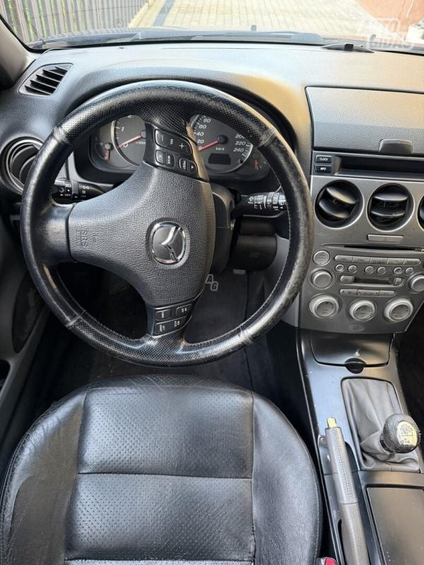 Blue Mazda 6 2003 in Panevezys, with an engine capacity of 2.00 L and mileage of 342 thousand km for 850 €, photo 10 on AUTOMOTO.COM.LV