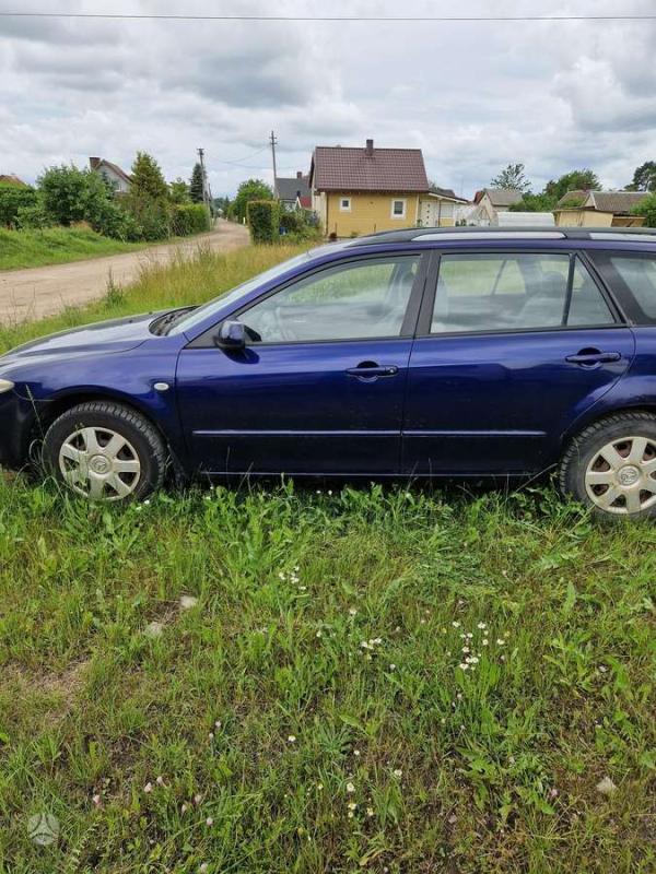 Zils Mazda 6 2005 Klaipėda, ar dzinēja tilpumu 2.00 L un nobraukumu 187 tūkst. km par 1000 €, foto 3 vietnē AUTOMOTO.COM.LV