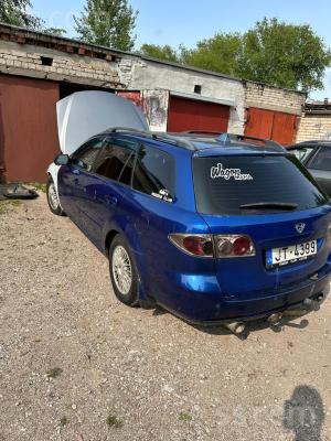 Blue Mazda 6 2006 in Liepaja, with an engine capacity of 2.00 L and mileage of 264 thousand km for 850 €, photo 6 on AUTOMOTO.COM.LV