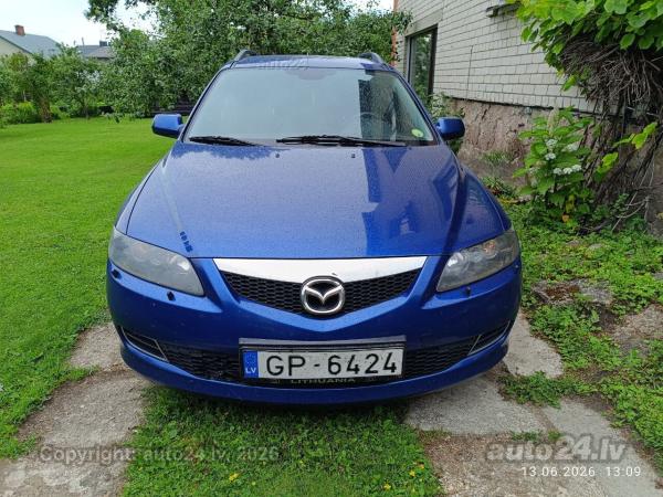 Blue Mazda 6 2006 in Riga, with an engine capacity of 2.30 L and mileage of 272 thousand km for 750 €, photo 1 on AUTOMOTO.COM.LV
