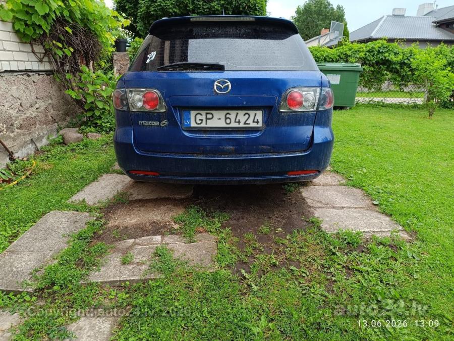 Zils Mazda 6 2006 Rīga, ar dzinēja tilpumu 2.30 L un nobraukumu 272 tūkst. km par 750 €, foto 4 vietnē AUTOMOTO.COM.LV