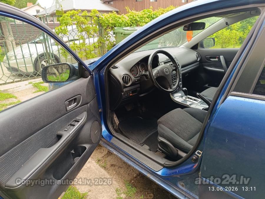 Zils Mazda 6 2006 Rīga, ar dzinēja tilpumu 2.30 L un nobraukumu 272 tūkst. km par 750 €, foto 11 vietnē AUTOMOTO.COM.LV
