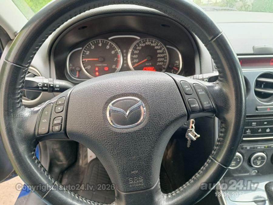 Zils Mazda 6 2006 Rīga, ar dzinēja tilpumu 2.30 L un nobraukumu 272 tūkst. km par 750 €, foto 14 vietnē AUTOMOTO.COM.LV