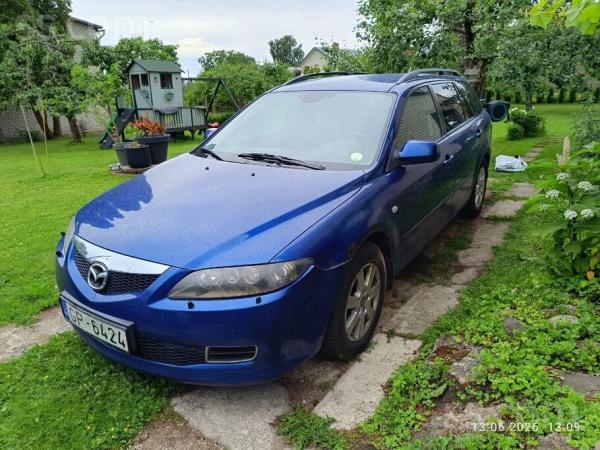 Синий Мазда 6 2006 в Рига, объемом двигателя 2.30 л и пробегом 272 тыс. км за 550 €, фото 2 на AUTOMOTO.COM.LV
