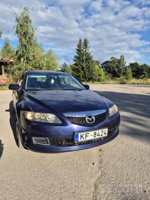 Blue Mazda 6 2006 in Jekabpils, with an engine capacity of 2.00 L and mileage of 223 thousand km for 990 €, photo 1 on AUTOMOTO.COM.LV