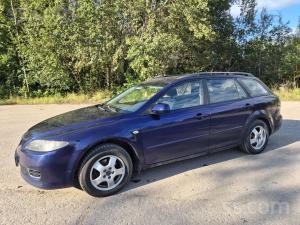 Blue Mazda 6 2006 in Jekabpils, with an engine capacity of 2.00 L and mileage of 223 thousand km for 990 €, photo 3 on AUTOMOTO.COM.LV