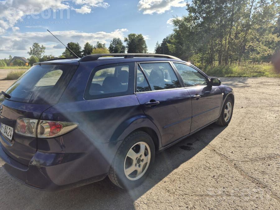Blue Mazda 6 2006 in Jekabpils, with an engine capacity of 2.00 L and mileage of 223 thousand km for 990 €, photo 7 on AUTOMOTO.COM.LV