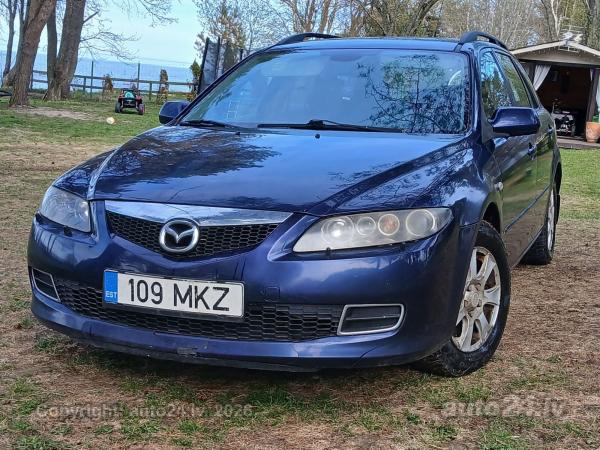 Zils Mazda 6 2007 Tallina, ar dzinēja tilpumu 2.00 L un nobraukumu 202 tūkst. km par 1299 €, foto 1 vietnē AUTOMOTO.COM.LV