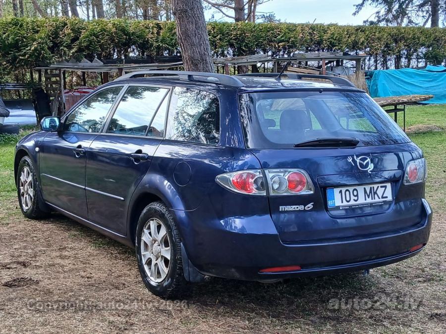 Zils Mazda 6 2007 Tallina, ar dzinēja tilpumu 2.00 L un nobraukumu 202 tūkst. km par 1299 €, foto 5 vietnē AUTOMOTO.COM.LV