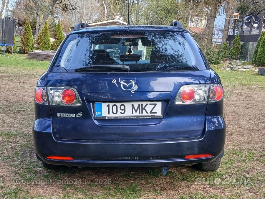 Zils Mazda 6 2007 Tallina, ar dzinēja tilpumu 2.00 L un nobraukumu 202 tūkst. km par 1299 €, foto 7 vietnē AUTOMOTO.COM.LV