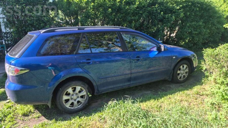 Blue Mazda 6 2007 in Riga, with an engine capacity of 1.90 L and mileage of 230 thousand km for 650 €, photo 3 on AUTOMOTO.COM.LV