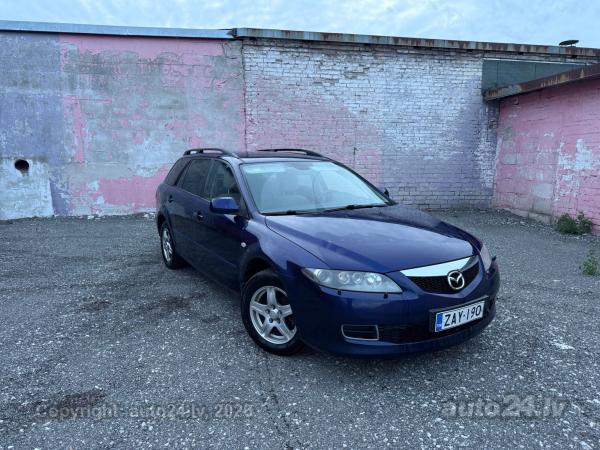Синий Мазда 6 2007 в Таллин, объемом двигателя 2.00 л и пробегом 366 тыс. км за 1100 €, фото 1 на AUTOMOTO.COM.LV