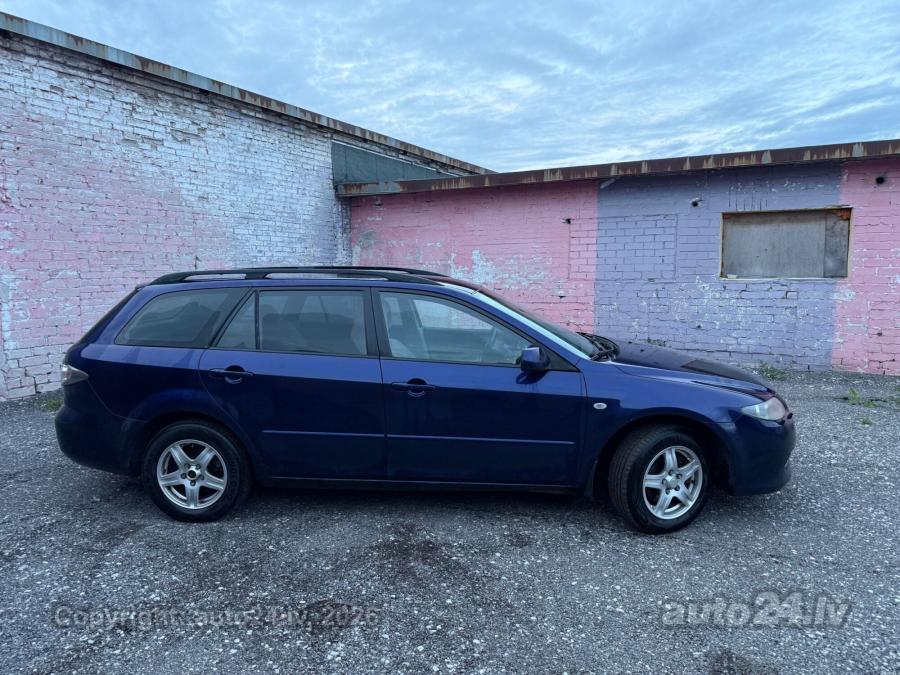 Blue Mazda 6 2007 in Tallinn, with an engine capacity of 2.00 L and mileage of 366 thousand km for 1100 €, photo 4 on AUTOMOTO.COM.LV