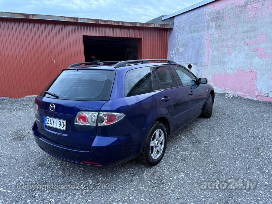 Blue Mazda 6 2007 in Tallinn, with an engine capacity of 2.00 L and mileage of 366 thousand km for 1100 €, photo 5 on AUTOMOTO.COM.LV