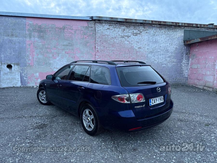 Blue Mazda 6 2007 in Tallinn, with an engine capacity of 2.00 L and mileage of 366 thousand km for 1100 €, photo 7 on AUTOMOTO.COM.LV