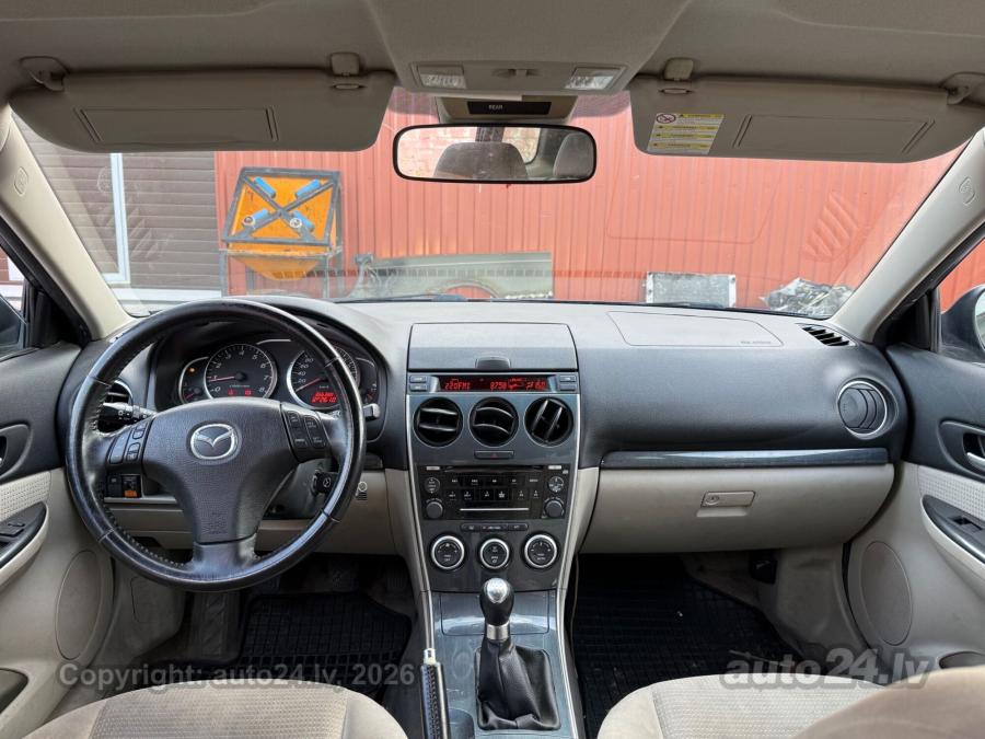 Blue Mazda 6 2007 in Tallinn, with an engine capacity of 2.00 L and mileage of 366 thousand km for 1100 €, photo 11 on AUTOMOTO.COM.LV