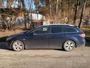 Zils Mazda 6 2008 Jelgava, ar dzinēja tilpumu 2.00 L un nobraukumu 371 tūkst. km par 1300 €, foto  vietnē AUTOMOTO.COM.LV