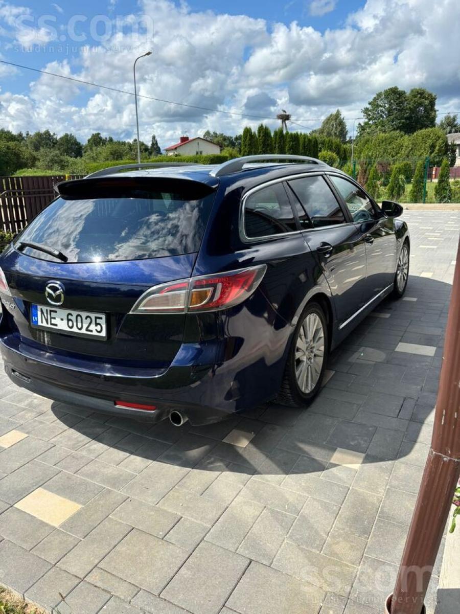 Blue Mazda 6 2008 in Riga, with an engine capacity of 2.00 L and mileage of 374 thousand km for 2000 €, photo 4 on AUTOMOTO.COM.LV