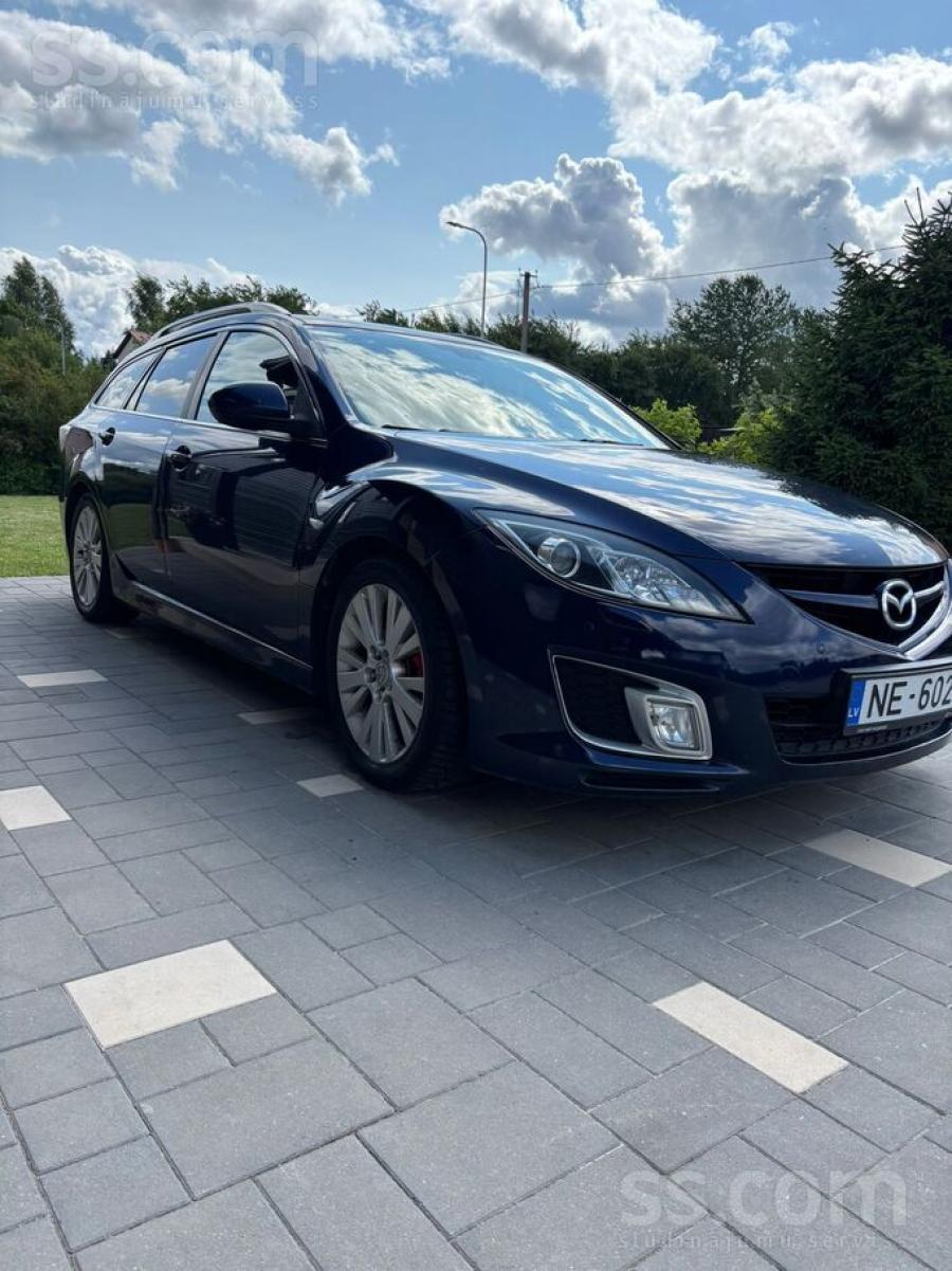 Blue Mazda 6 2008 in Riga, with an engine capacity of 2.00 L and mileage of 374 thousand km for 2000 €, photo 5 on AUTOMOTO.COM.LV