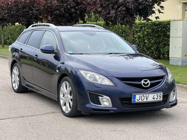 Zils Mazda 6 2008 Radviliškis, ar dzinēja tilpumu 2.00 L un nobraukumu 300 tūkst. km par 2499 €, foto 1 vietnē AUTOMOTO.COM.LV