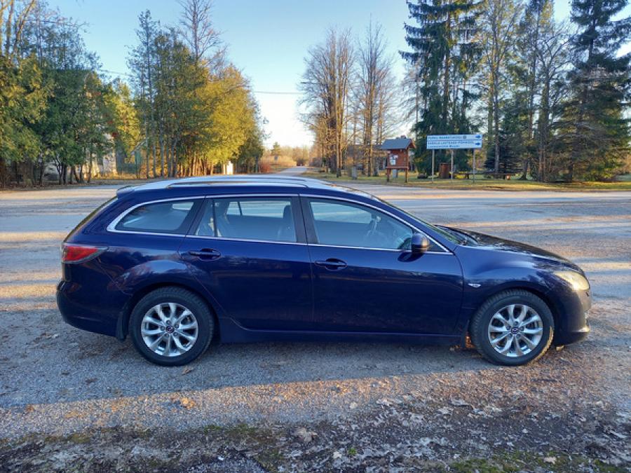 Blue Mazda 6 2008 in Rapla, with an engine capacity of 2.00 L and mileage of 343 thousand km for 1500 €, photo 3 on AUTOMOTO.COM.LV