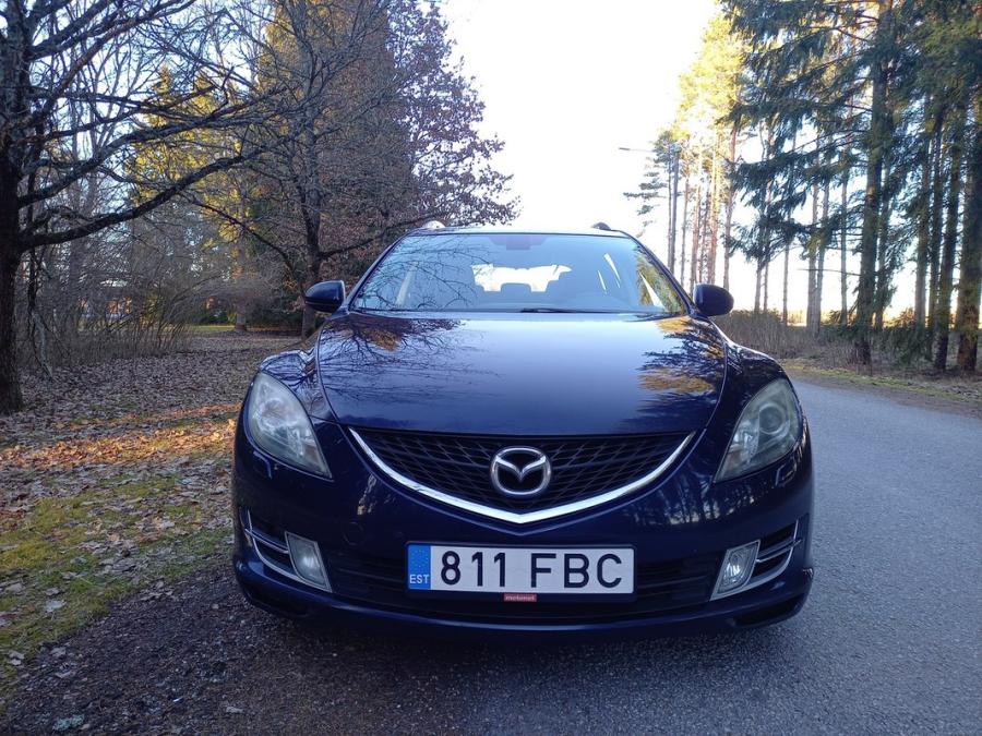 Blue Mazda 6 2008 in Rapla, with an engine capacity of 2.00 L and mileage of 343 thousand km for 1500 €, photo 12 on AUTOMOTO.COM.LV