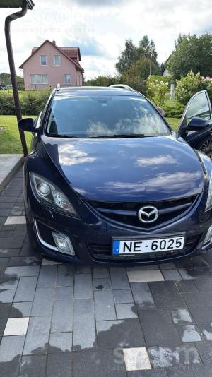 Zils Mazda 6 2008 Jelgava, ar dzinēja tilpumu 2.00 L un nobraukumu 377 tūkst. km par 1350 €, foto  vietnē AUTOMOTO.COM.LV