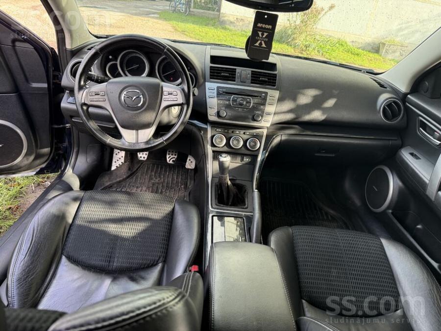 Zils Mazda 6 2008 Jelgava, ar dzinēja tilpumu 2.00 L un nobraukumu 377 tūkst. km par 1350 €, foto 5 vietnē AUTOMOTO.COM.LV