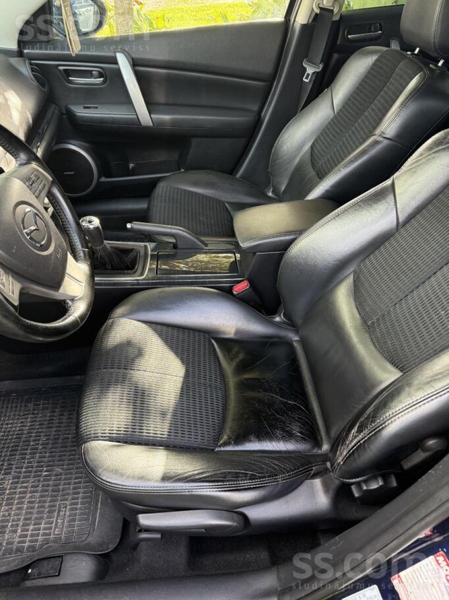 Zils Mazda 6 2008 Jelgava, ar dzinēja tilpumu 2.00 L un nobraukumu 377 tūkst. km par 1350 €, foto 6 vietnē AUTOMOTO.COM.LV