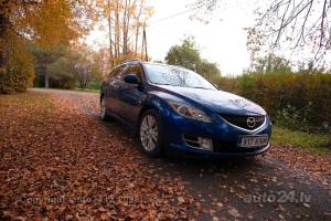 Zils Mazda 6 2008 Tallina, ar dzinēja tilpumu 2.00 L un nobraukumu 330 tūkst. km par 2000 €, foto  vietnē AUTOMOTO.COM.LV