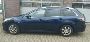 Blue Mazda 6 2011 in Vilnius, with an engine capacity of 2.18 L and mileage of 284 thousand km for 2999 €, photo 6 on AUTOMOTO.COM.LV