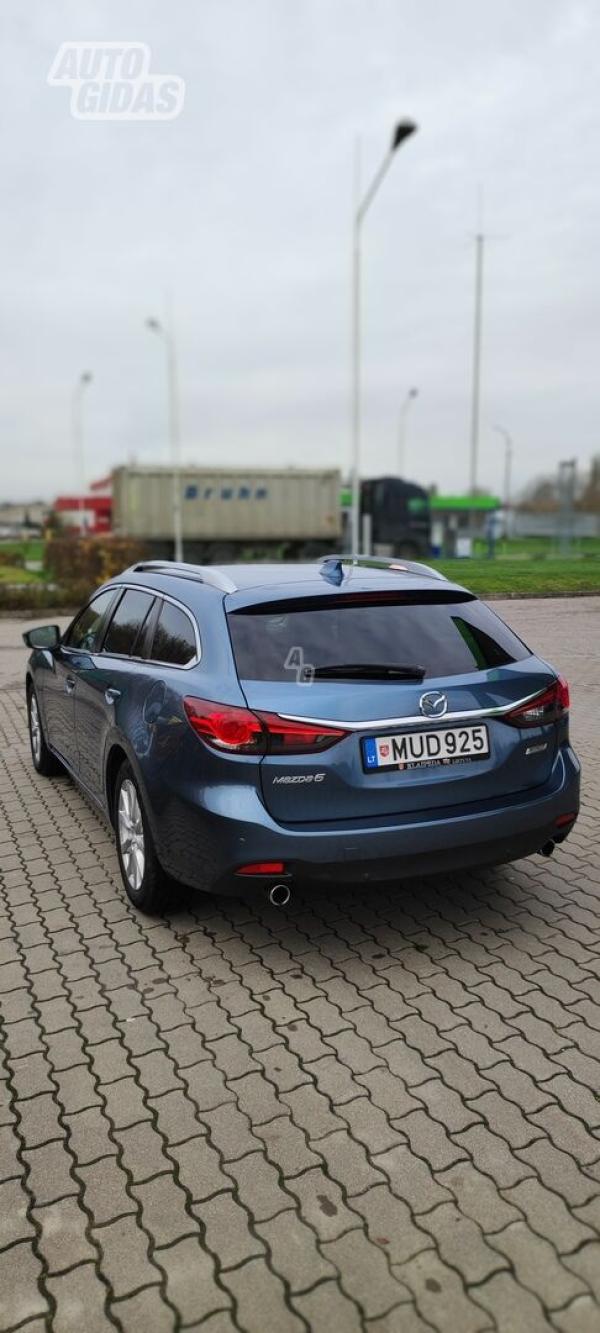 Blue Mazda 6 2013 in Klaipeda, with an engine capacity of 2.20 L and mileage of 139 thousand km for 5500 €, photo 6 on AUTOMOTO.COM.LV