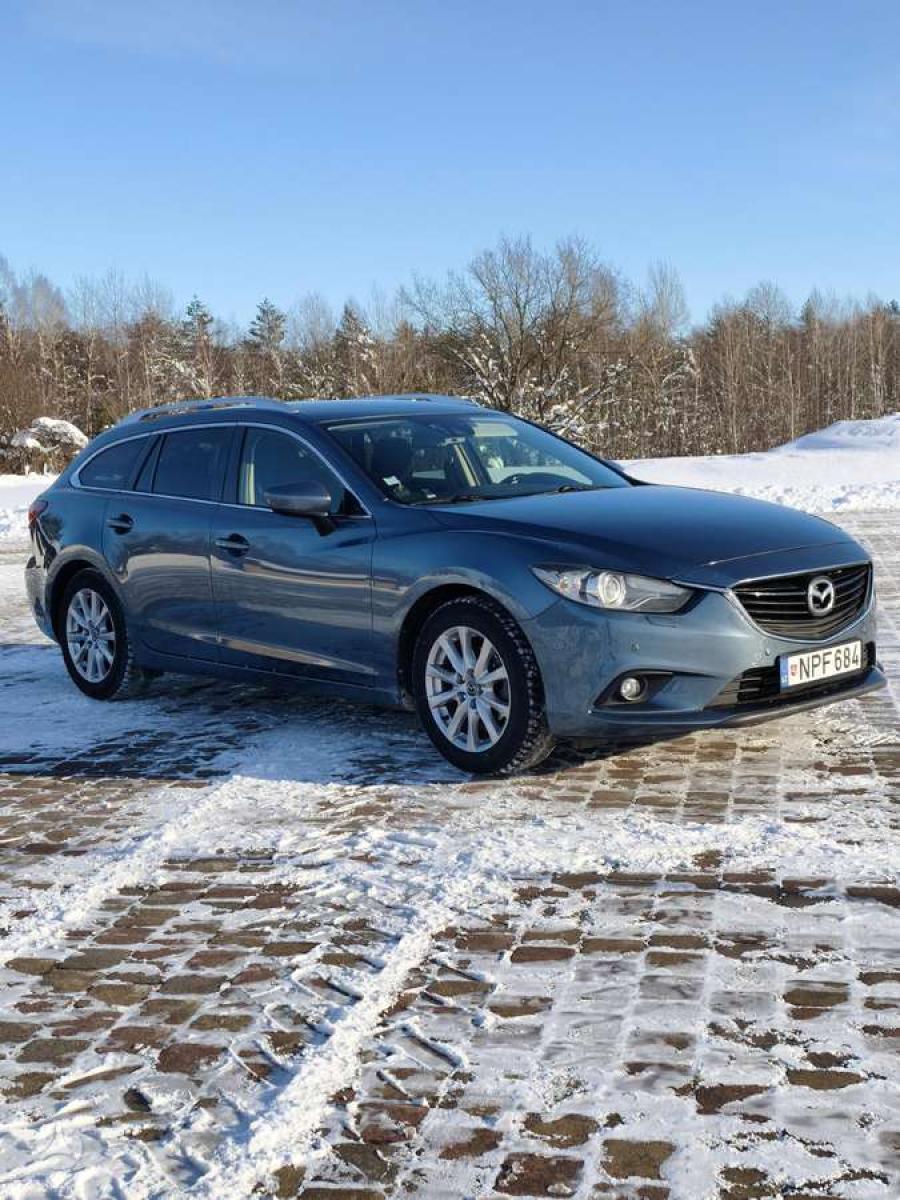 Zils Mazda 6 2013 Plungė, ar dzinēja tilpumu 2.20 L un nobraukumu 287 tūkst. km par 4900 €, foto 3 vietnē AUTOMOTO.COM.LV