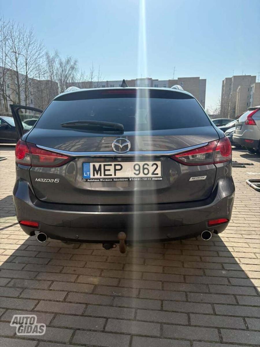 Zils Mazda 6 2013 Panevēža, ar dzinēja tilpumu 2.20 L un nobraukumu 259 tūkst. km par 5300 €, foto 7 vietnē AUTOMOTO.COM.LV