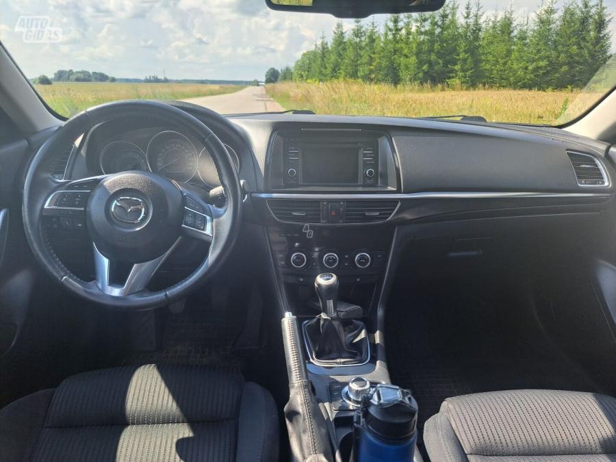 Zils Mazda 6 2013 Radviliškis, ar dzinēja tilpumu 2.00 L un nobraukumu 286 tūkst. km par 6500 €, foto 12 vietnē AUTOMOTO.COM.LV